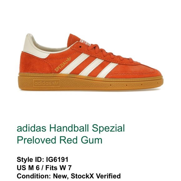 adidas | Shoes | Adidas Handball Spezial Preloved Red Gum | Poshmark
